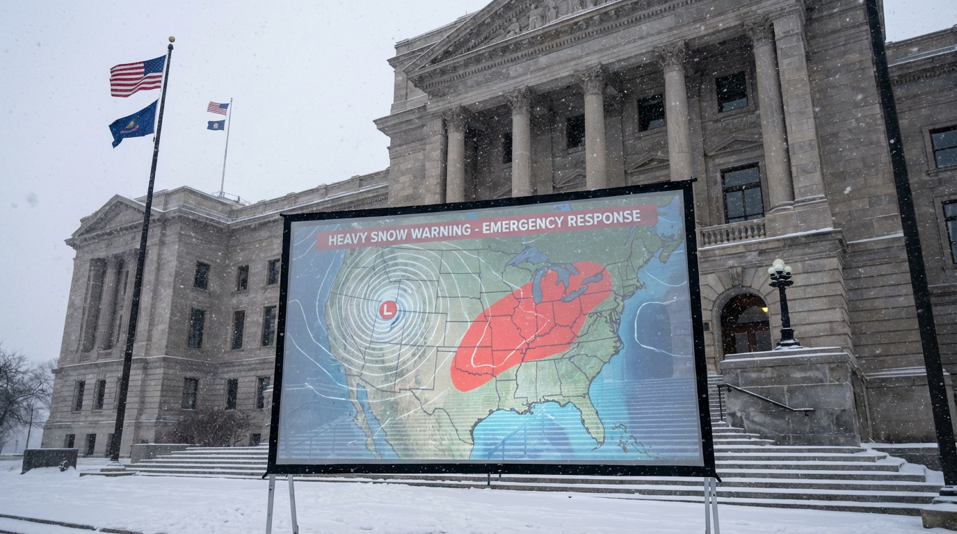 Snow Storm Maps: 18 States Mobilize Emergency Response | The Sheffield ...