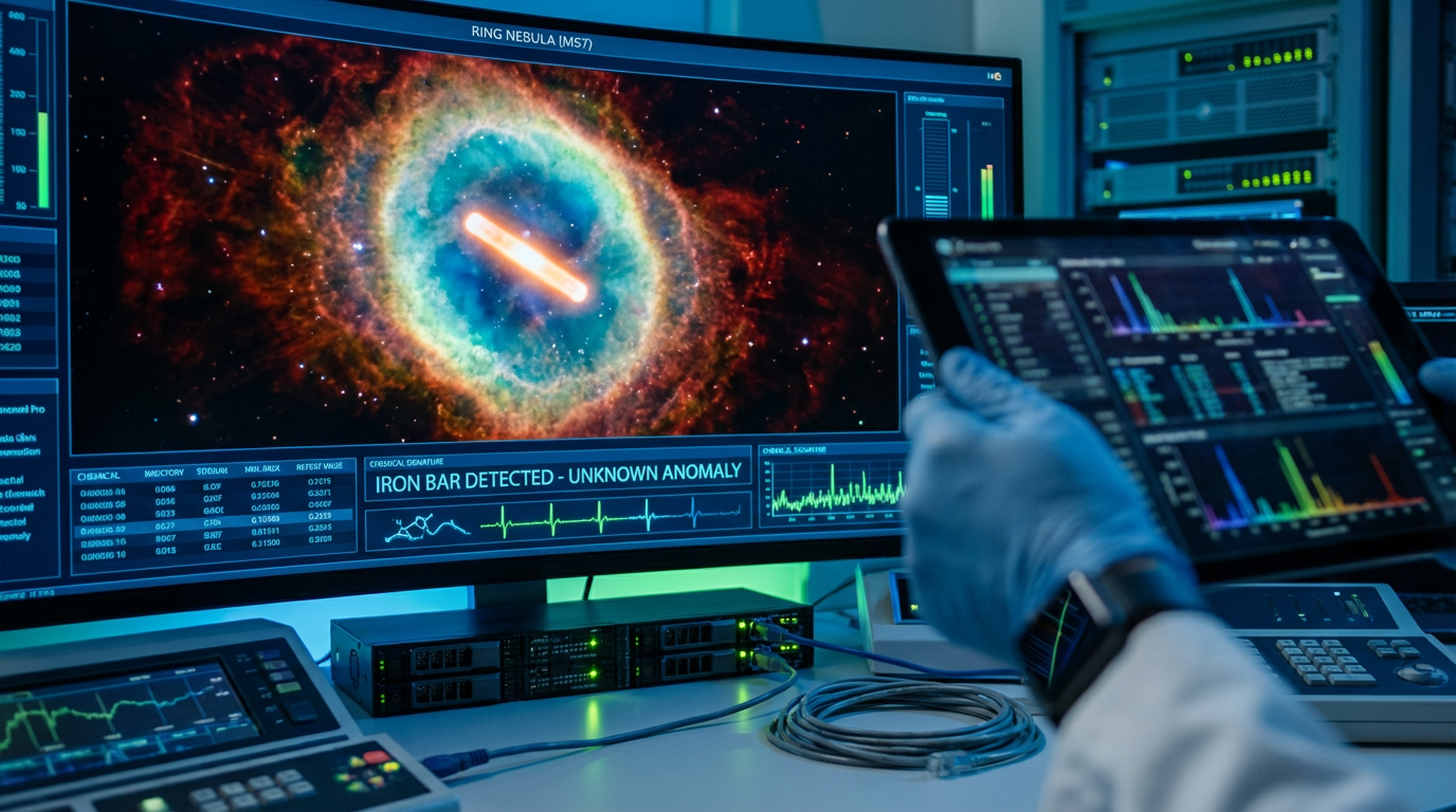 Mysterious Glowing Iron Bar Found in Ring Nebula Baffles Scientists ...