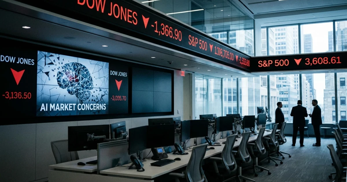 Dow, S&P 500 Drop on AI Fears; Block, Netflix Active | The Sheffield Press