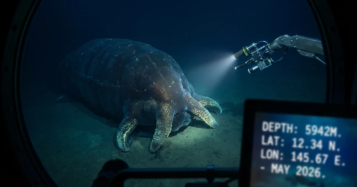 Giant Deep-Sea Holothurian Found in Pacific Abyss | The Sheffield Press