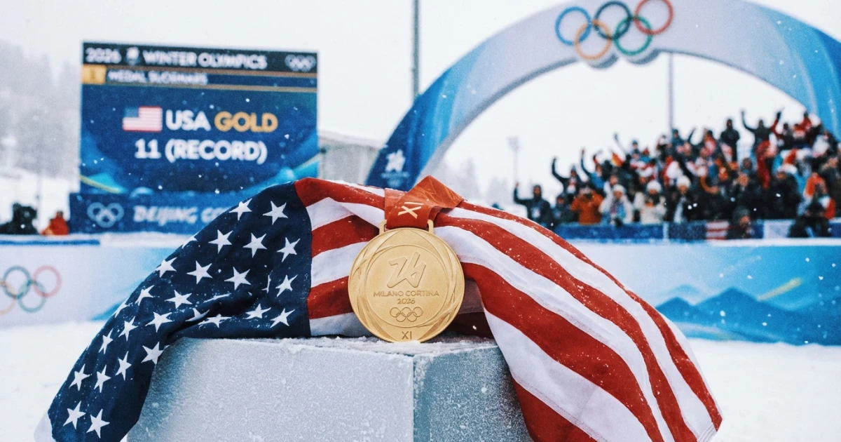 Team USA Breaks Winter Olympic Gold Medal Record in 2026 | The ...